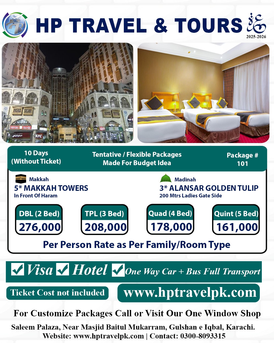 5 Star Zero Meter - HP Travel & Tours